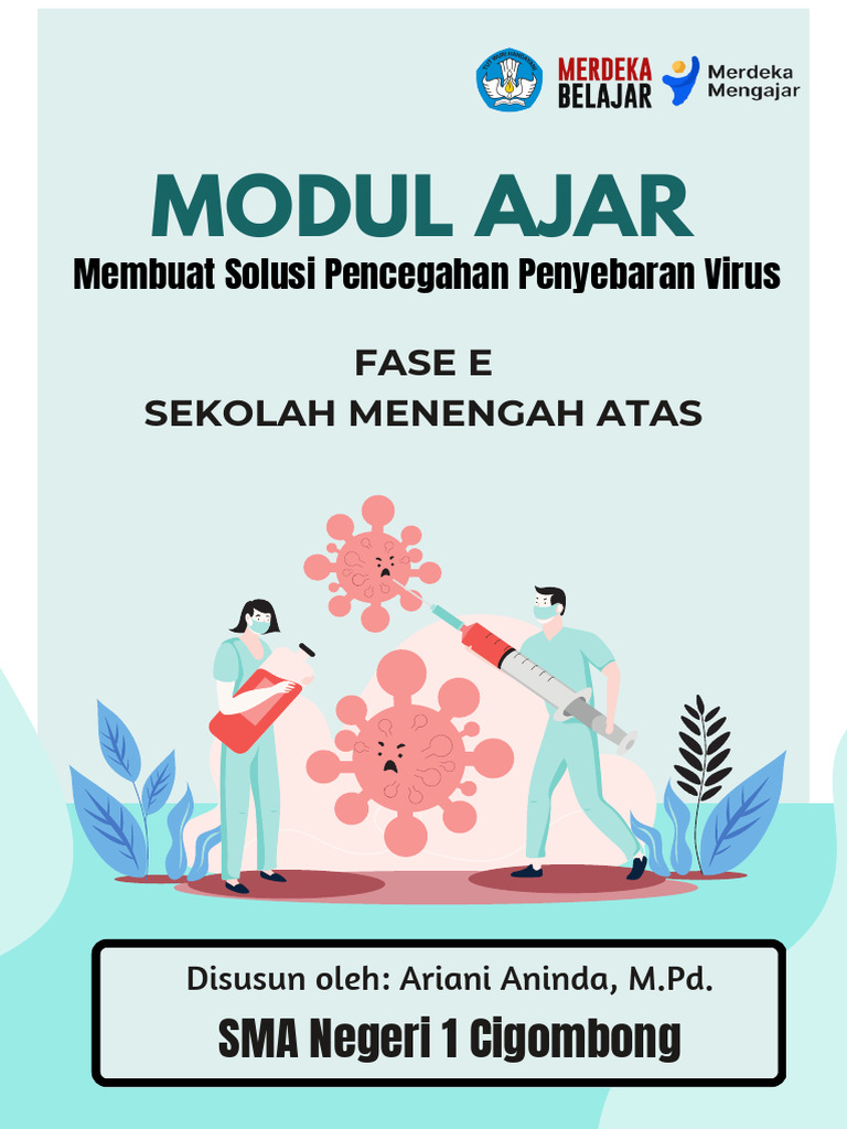 Modul Ajar Biologi - Membuat Solusi Pencegahan Penyebaran Virus - Fase ...