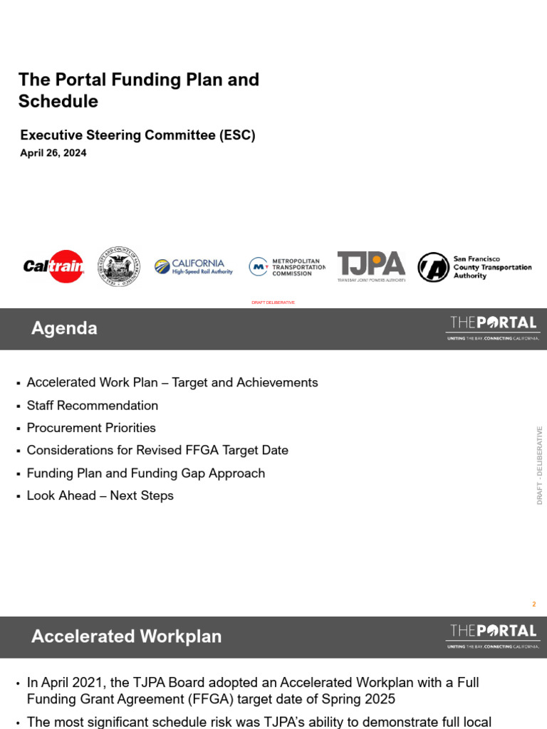 Portal Funding Plan and Schedule Overview | PDF | Climate Change ...