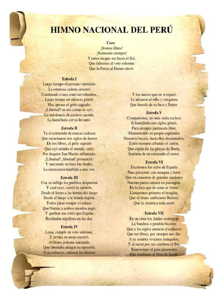 Himno Para Imprimir.docx | PDF