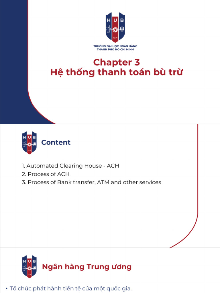 Chapter 3 - Clearing System | PDF | Clearing (Finance) | Private Sector