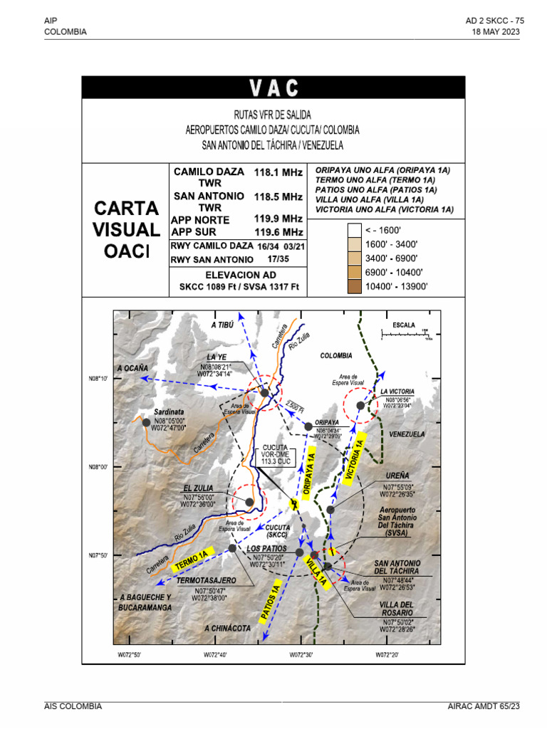 SKCC Vac | PDF | Reglas de vuelo por instrumentos | Aeroespacial