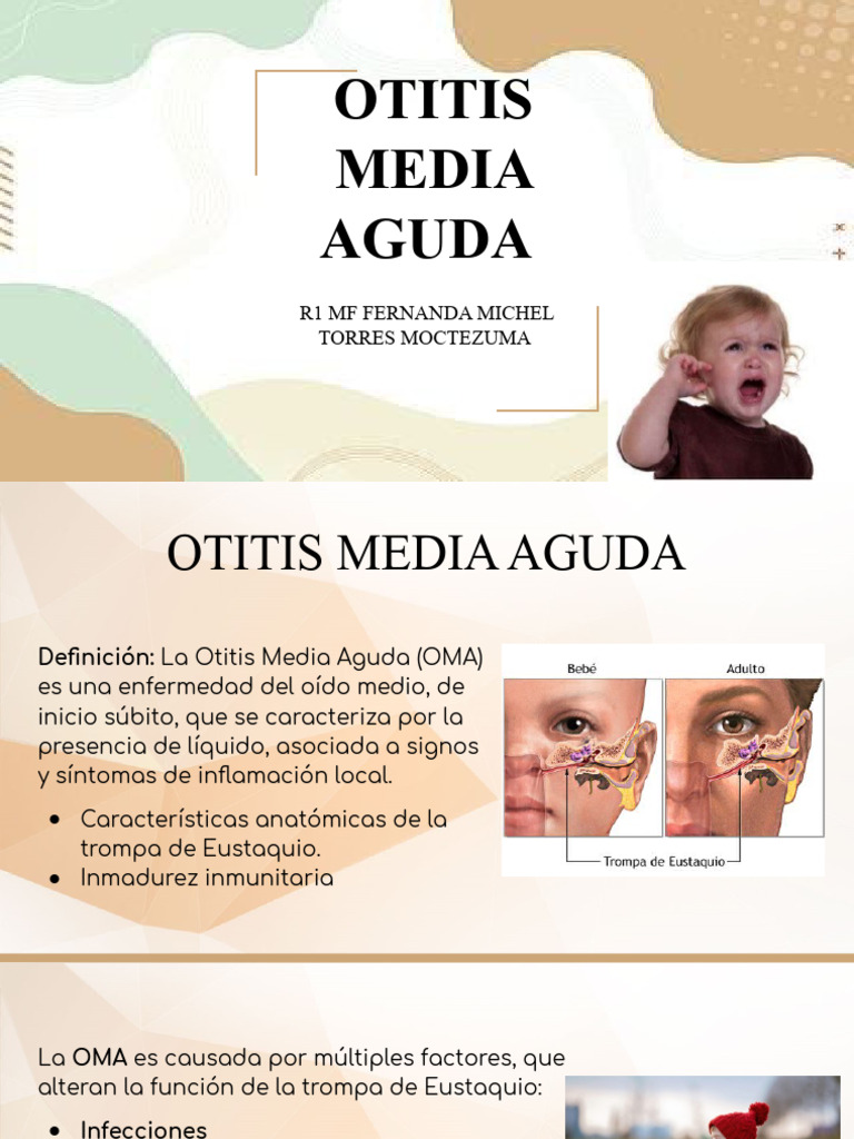 Otitis Media Aguda: Causas y Tratamiento | PDF | Especialidades Medicas ...