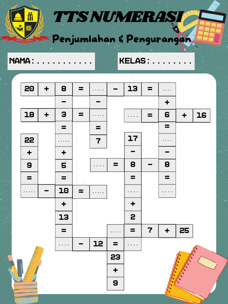 TTS NUMERASI KELAS 2-5 | PDF