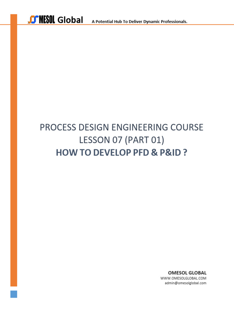 ? How To Develop PFDs and P&IDs | PDF | Instrumentation | Water