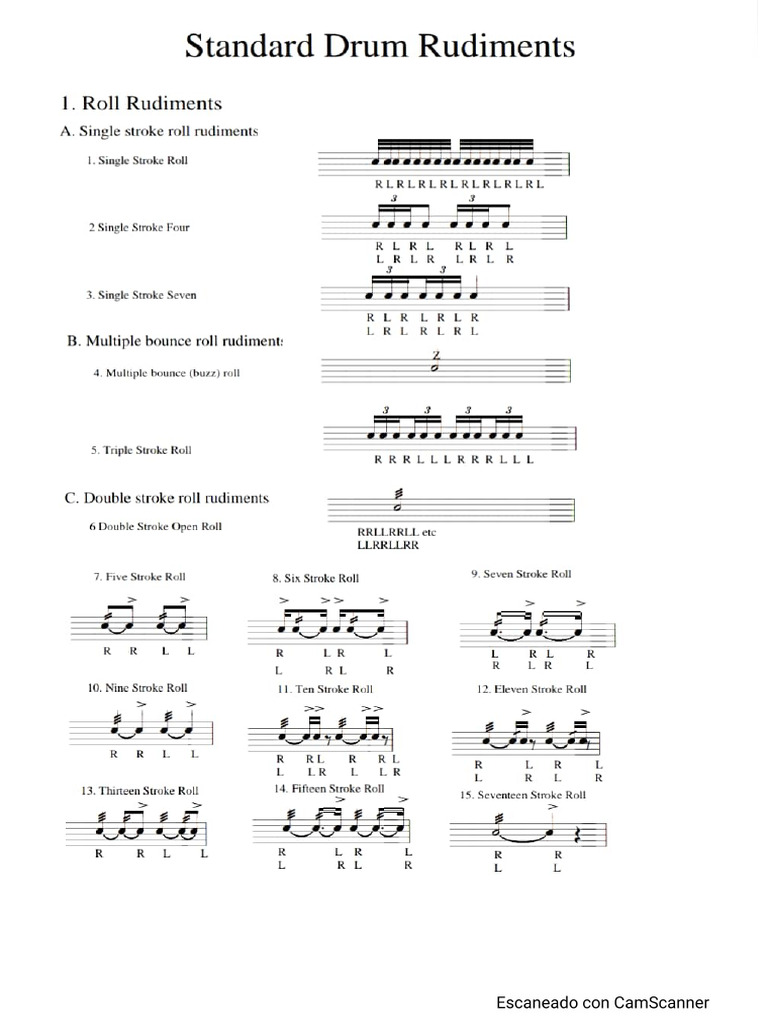Solos y Rudimentos | PDF