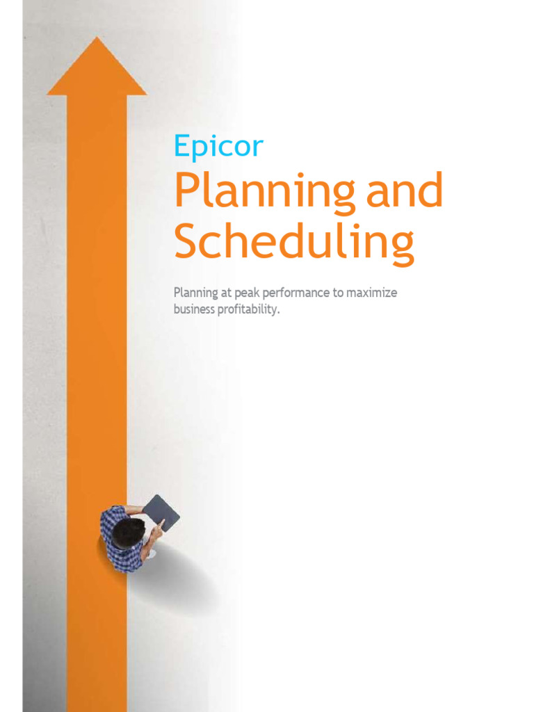 10 - Epicor Planning and Scheduling Suite - EN | PDF | Forecasting | Scheduling (Computing)