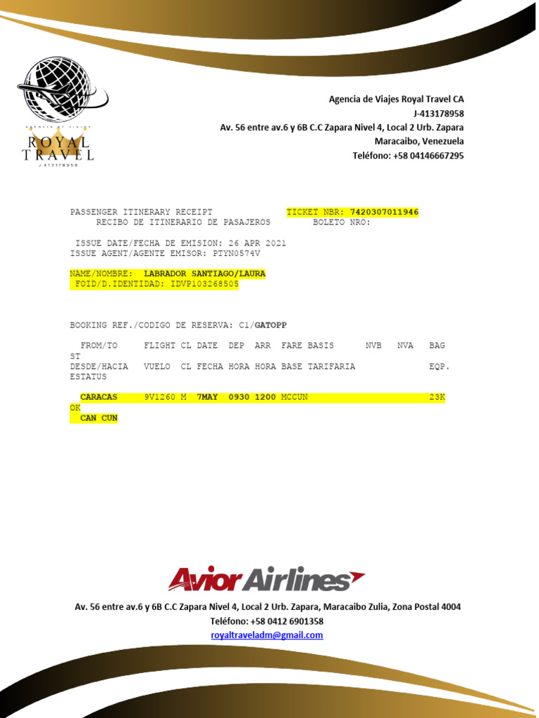 Avior | PDF | Industrias de servicio | Aviación