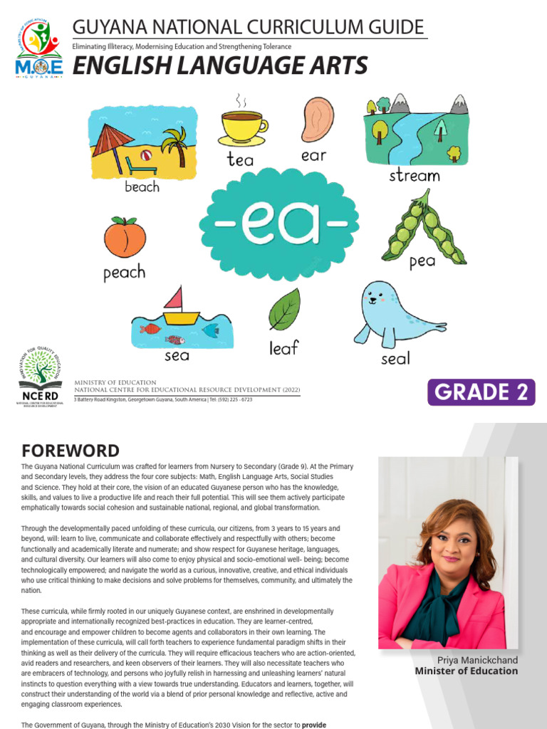 Guyana Grade 2 Language Arts Curriculum | PDF | Reading Comprehension ...