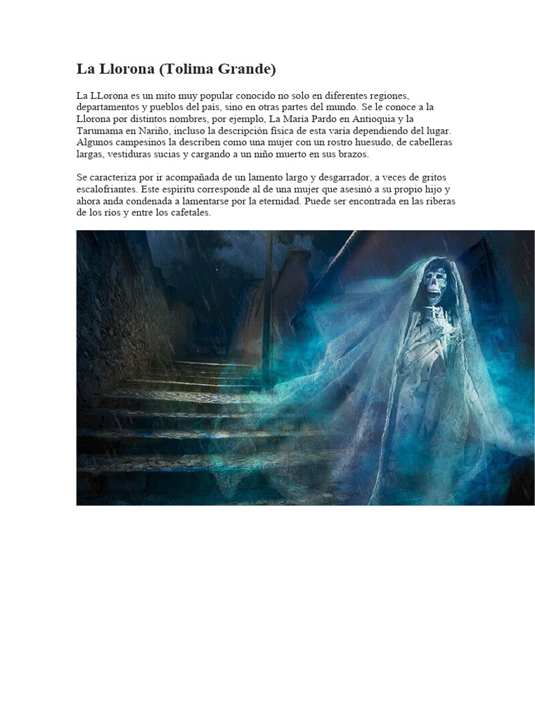 La Llorona (Mito) | PDF