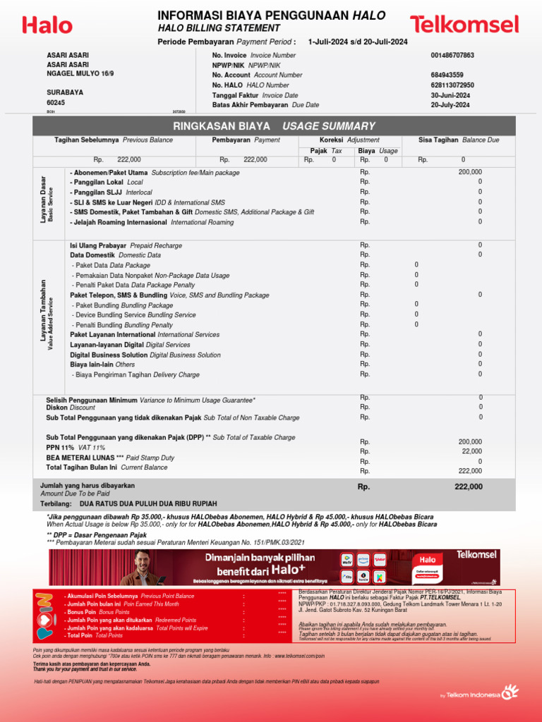 BillingSummary 628113072950 202406-2 | PDF