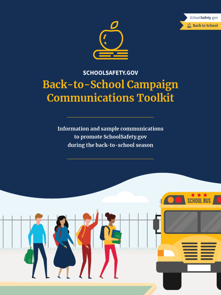Back-To-School Campaign Communications Toolkit | PDF | Schools | Social ...