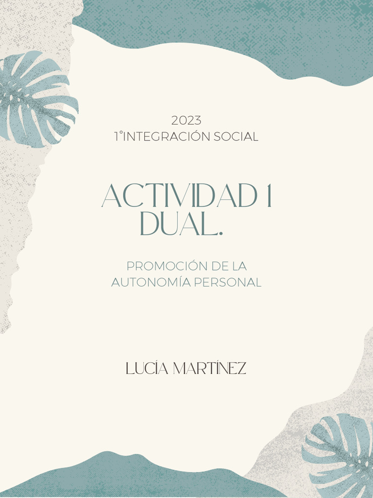 Dual 1 Pap | PDF | Invalidez