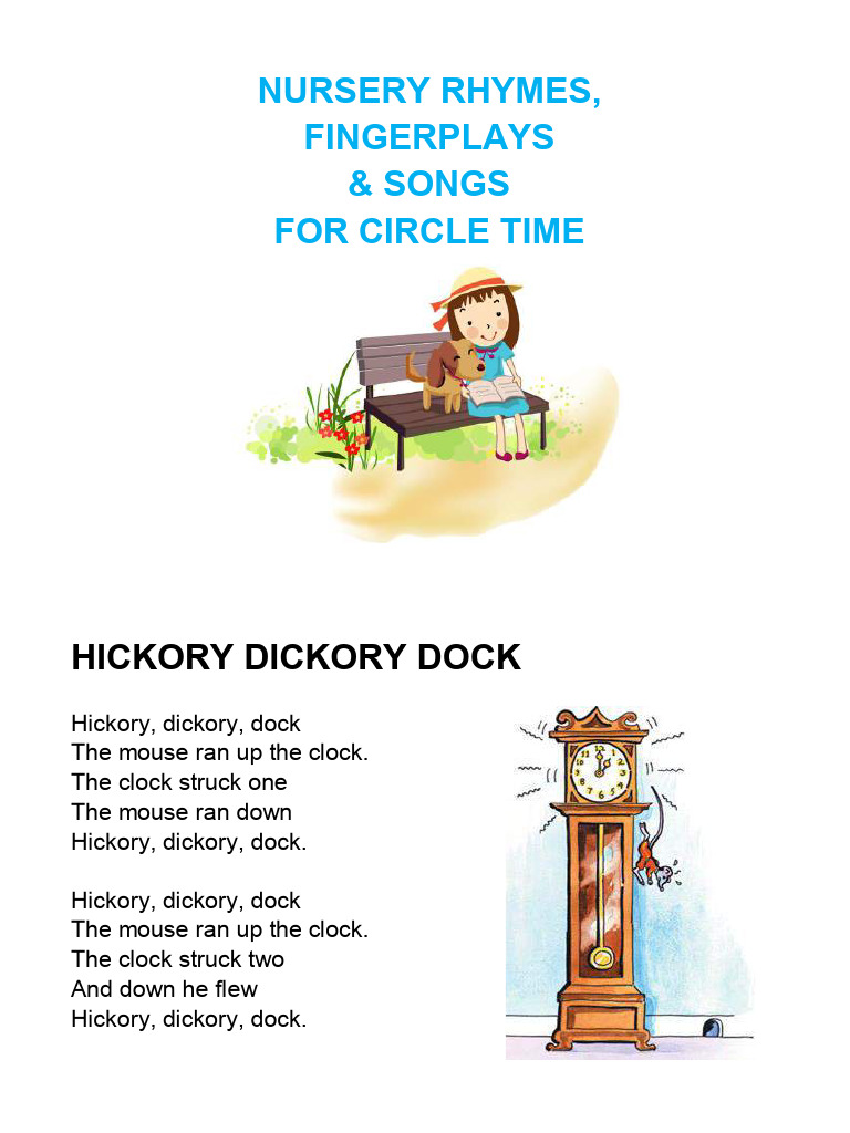 01. Nursery Rhymes, Fingerplays and Songs for Circle Time Author ...