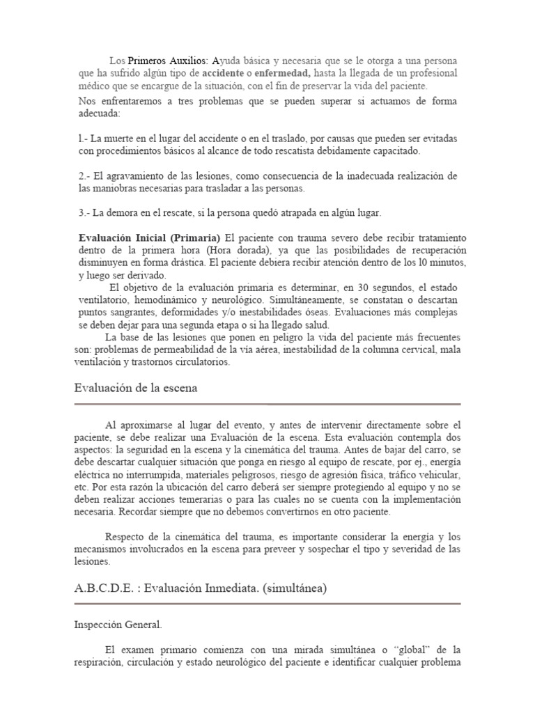 Abc Del Trauma | PDF | Conciencia | Legumbres