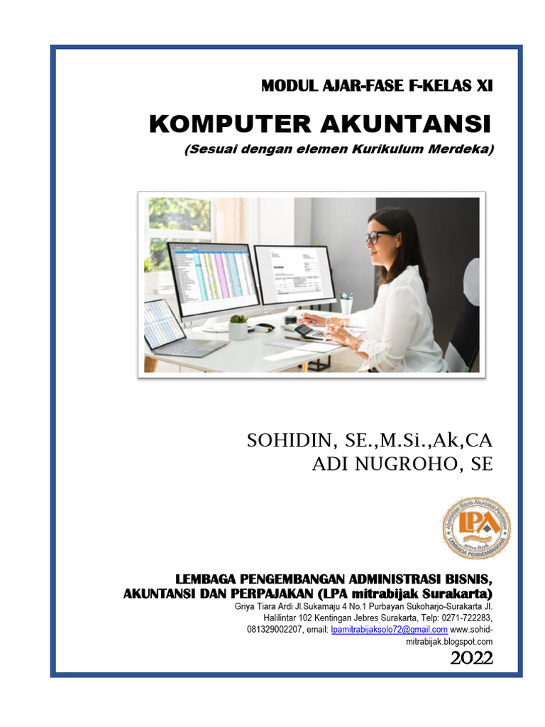 Modul Ajar - Komputer Akuntansi | PDF