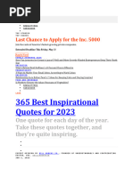 Daily Inspirational Quotes 2024 | PDF
