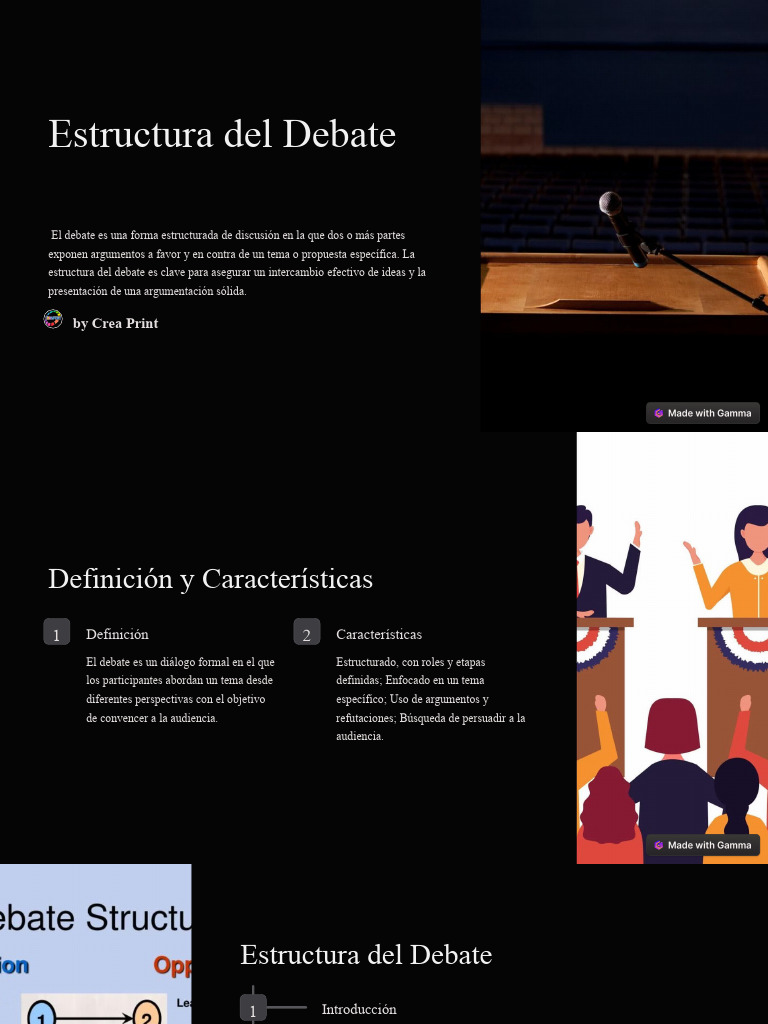 Estructura Del Debate | PDF | Teoría de la argumentación