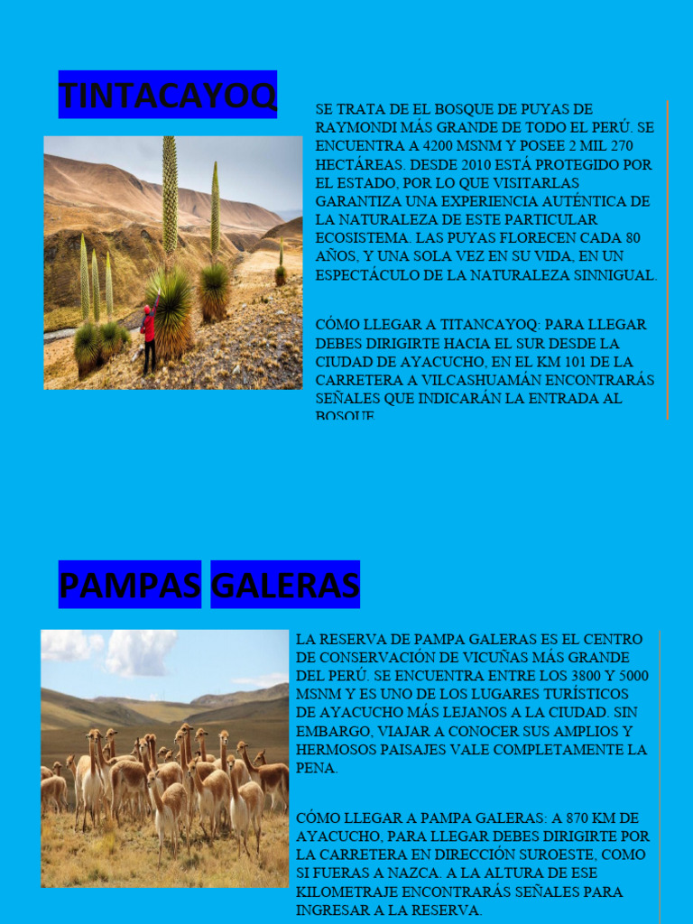 lugares turisticos de ayacucho | PDF lugares turisticos de ayacucho | PDF