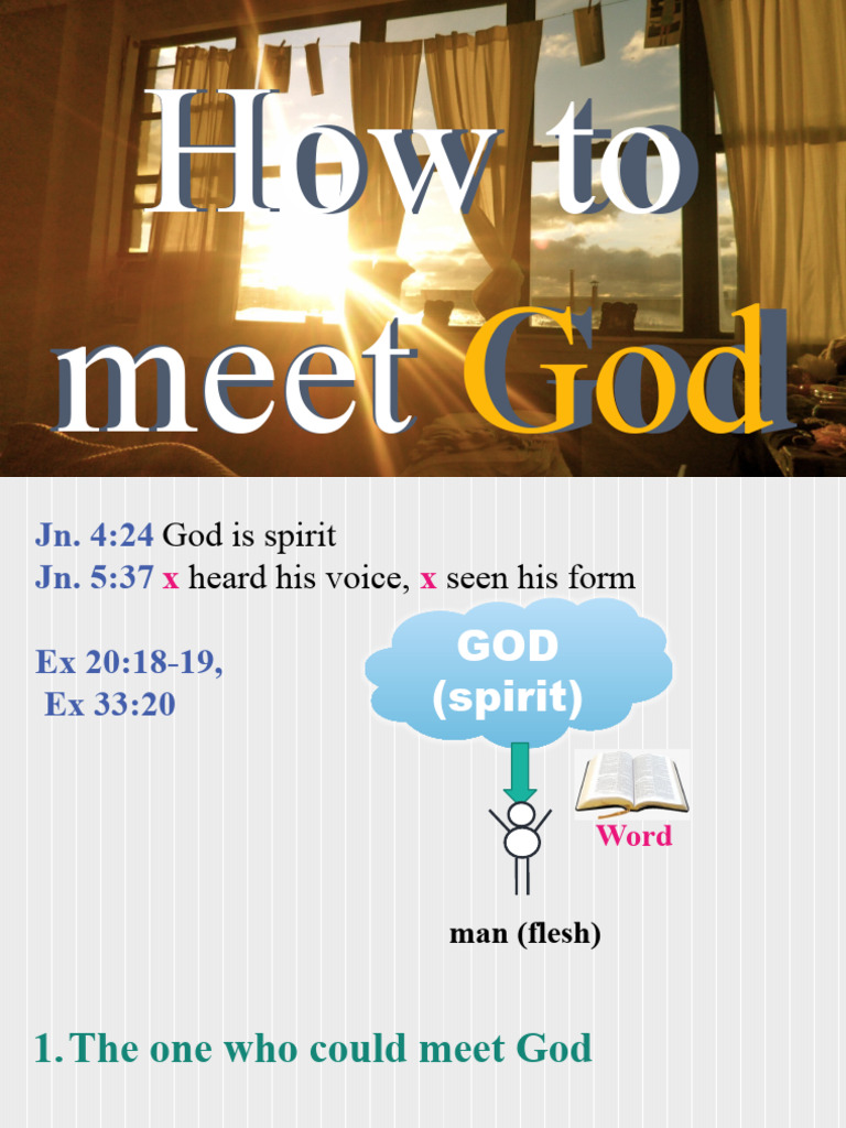 How to Meet God: A Guide | PDF | Philosophy