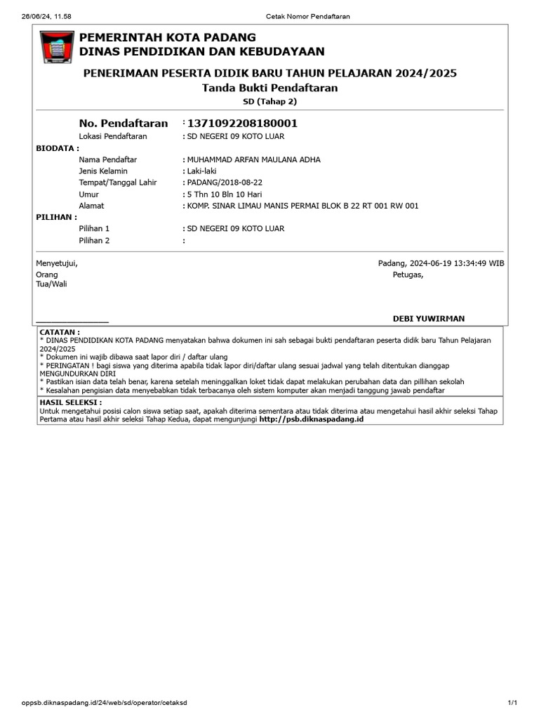 Tahap 2 M. Arfan | PDF