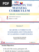MATATAG Mathematics CG Grades1 4 and 7 | PDF | Learning | Mathematics