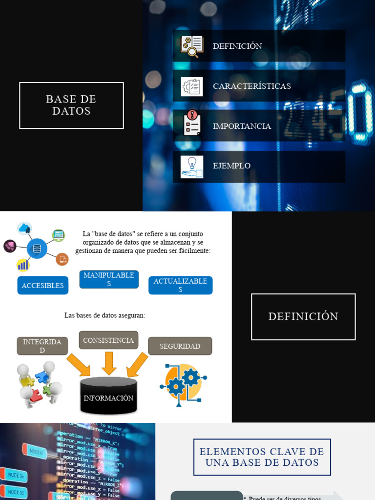 Base de Datos | PDF | Bases de datos | Archivo de computadora