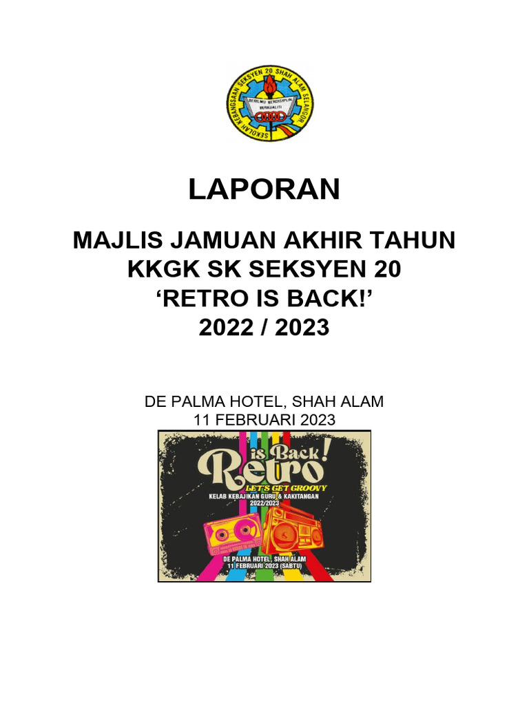 Dokumentasi Majlis Makan Malam KKGK 2022 2023 | PDF