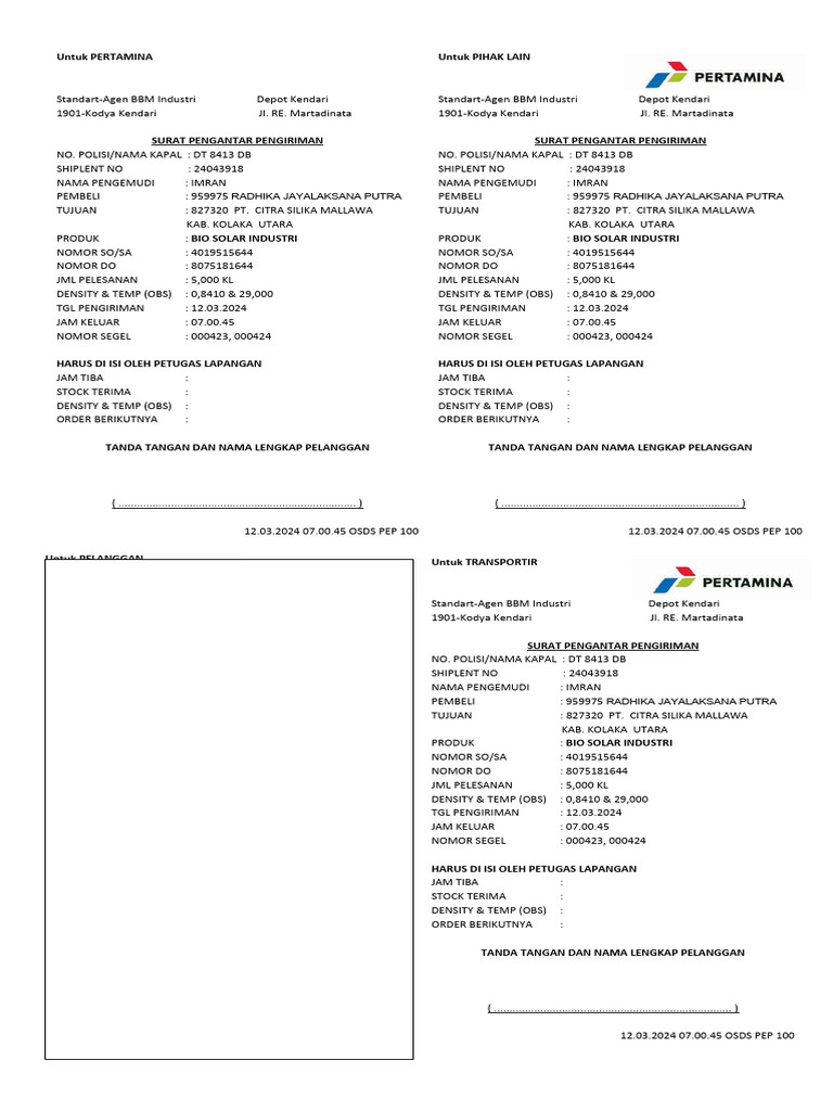 Salin12 Pertamina CSM | PDF | Teknologi & Rekayasa