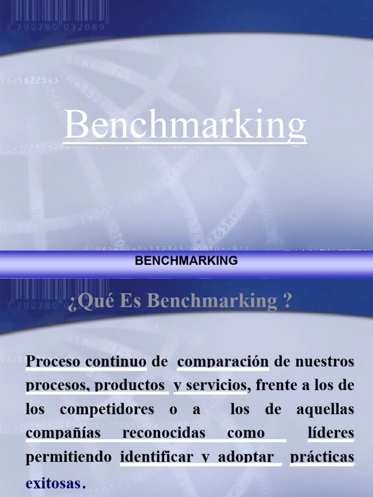5 Benchmarking | PDF | Benchmarking | Business