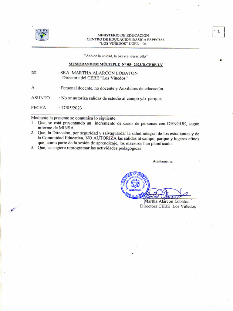 Memorandum Mult 05 | PDF