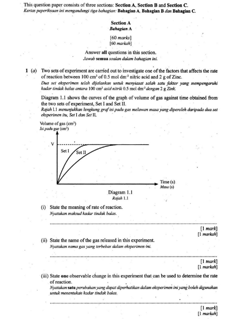 2018 SPM Chemistry K2 | PDF