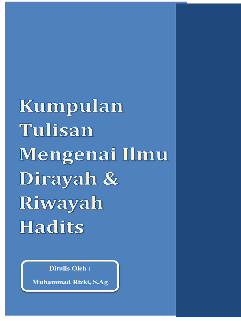 Risalah Al-Mufidah Fi Ilm Al-Hadits Muhammad Rizki | PDF