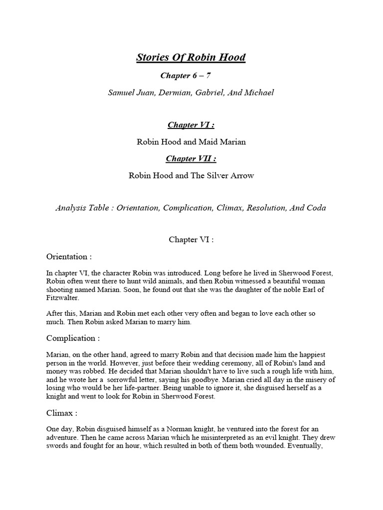 Stories of Robin Hood | PDF