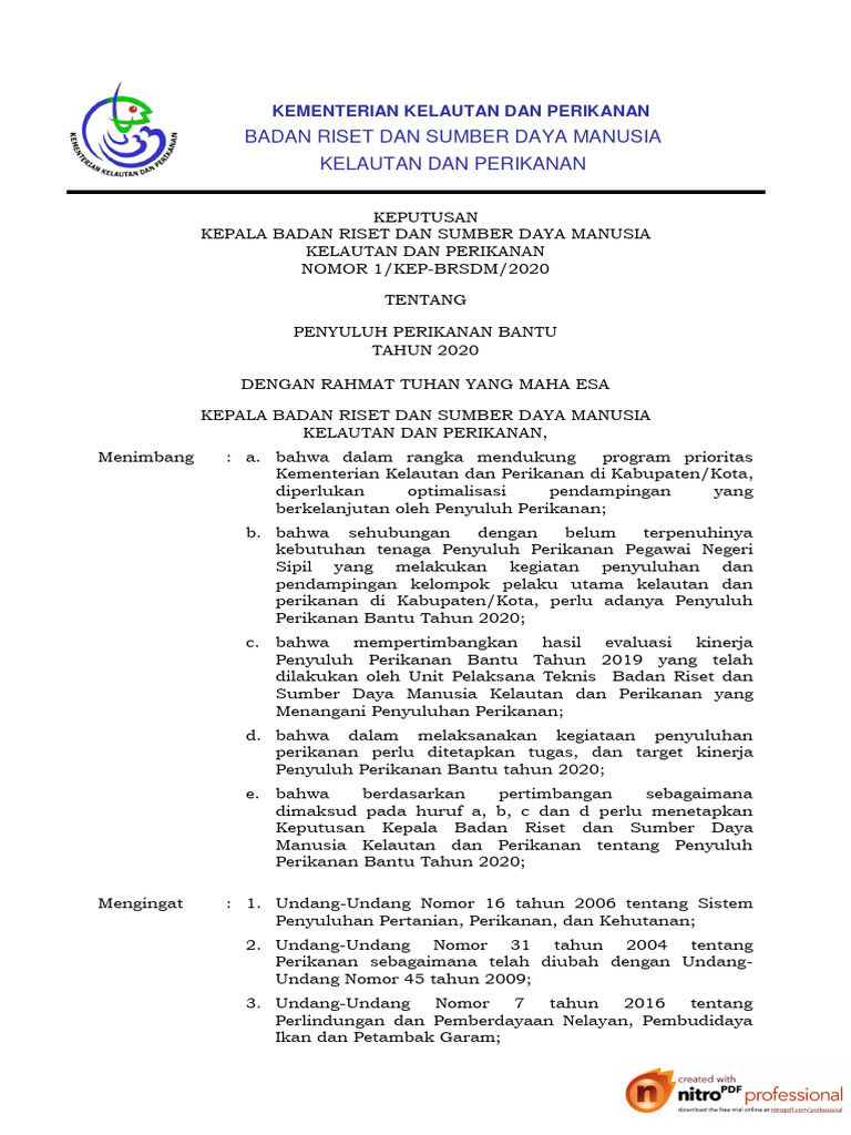 5 - SK PPB 2020 | PDF | Ilmu Sosial