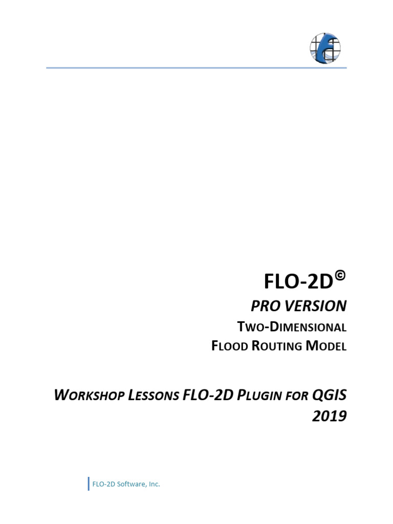 Workshop Lessons QGIS FLO-2D | PDF | Computer File | Icon (Computing)