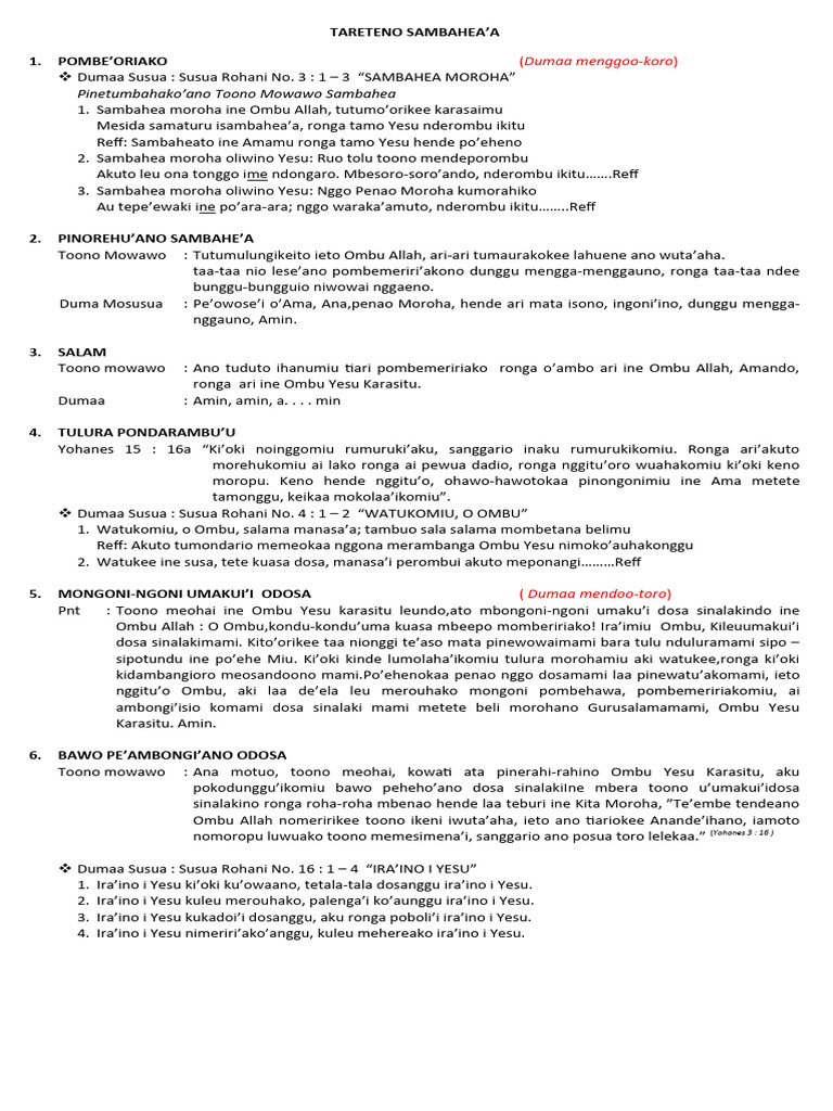 Minggu Ke 5 Maesa, 30 Juni 2024 | PDF