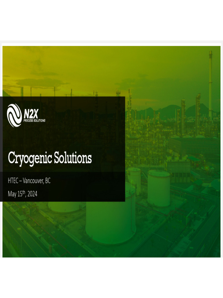 N2X Valve Solutions Overview - 2024-05-15 | PDF | Valve | Cryogenics