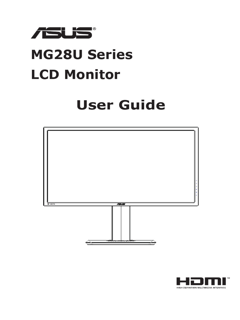 Monitor ASUS MG28UQ English | PDF | Computer Monitor | Ac Power Plugs ...