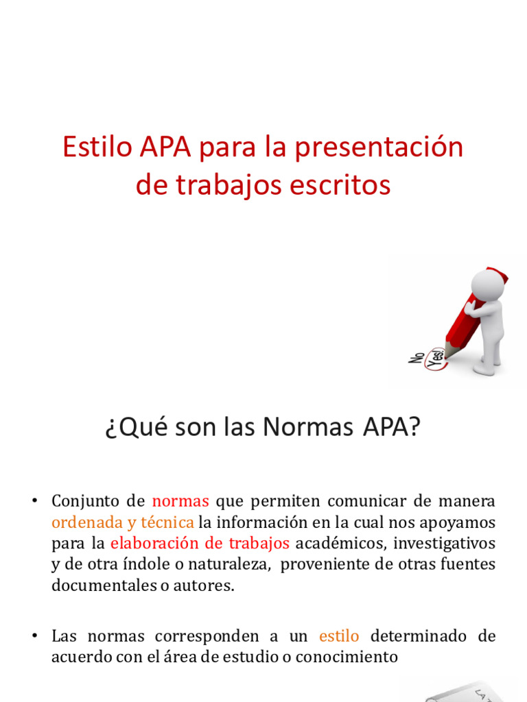 Guía de Normas APA para Trabajos Escritos | PDF | Estilo apa | Mapa