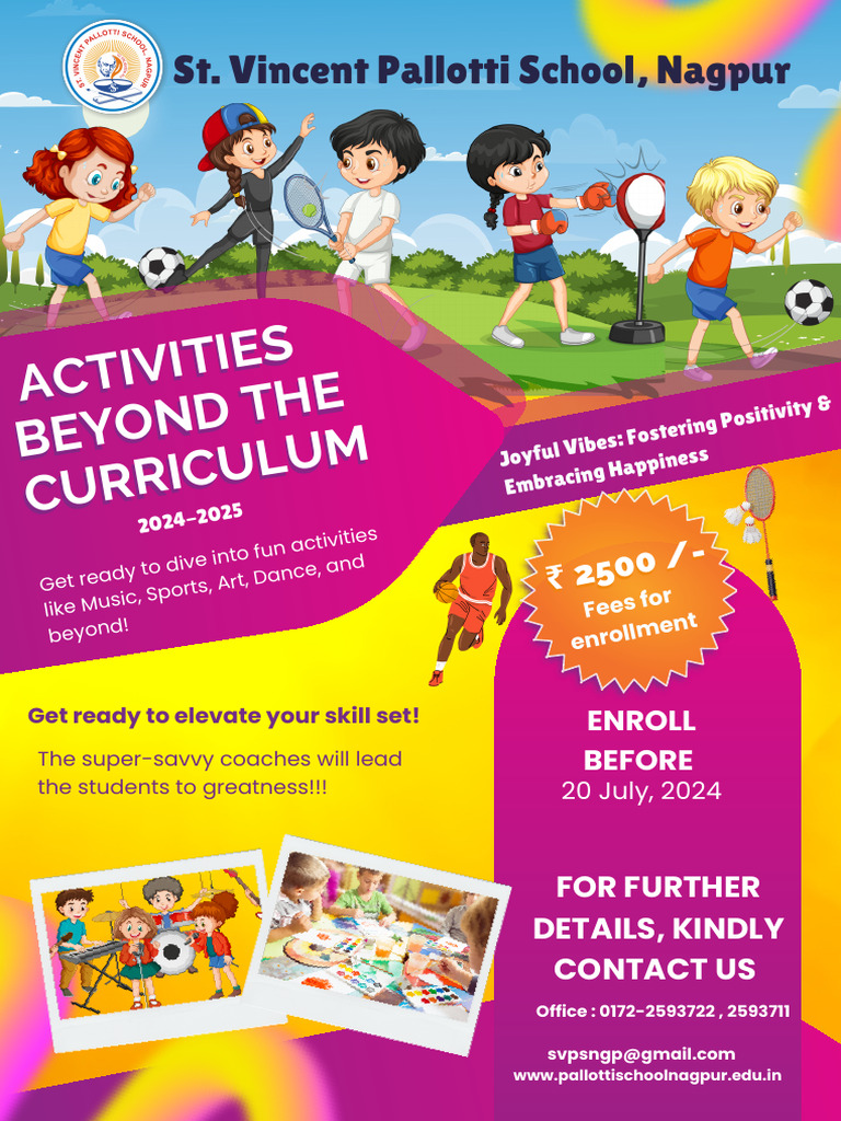 Extra Curricular Activities Brochure. | PDF | Entertainment
