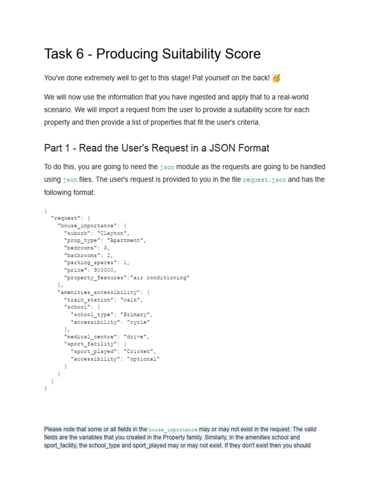Task 6 | PDF | Function (Mathematics) | Json