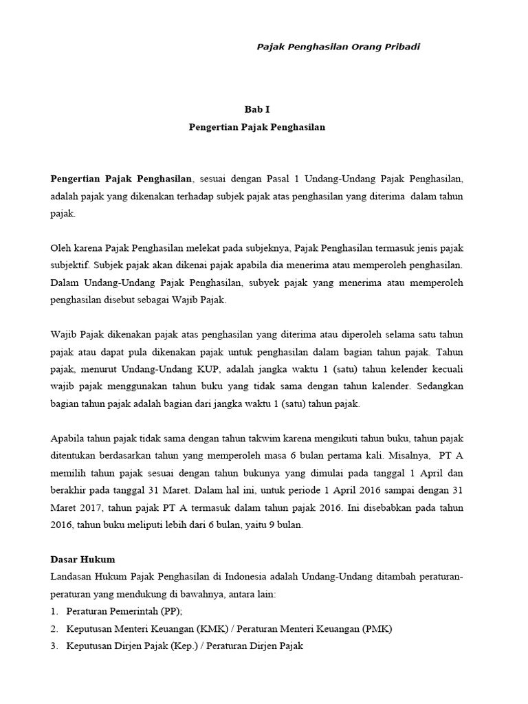 Materi PPH OP + PP23 | PDF