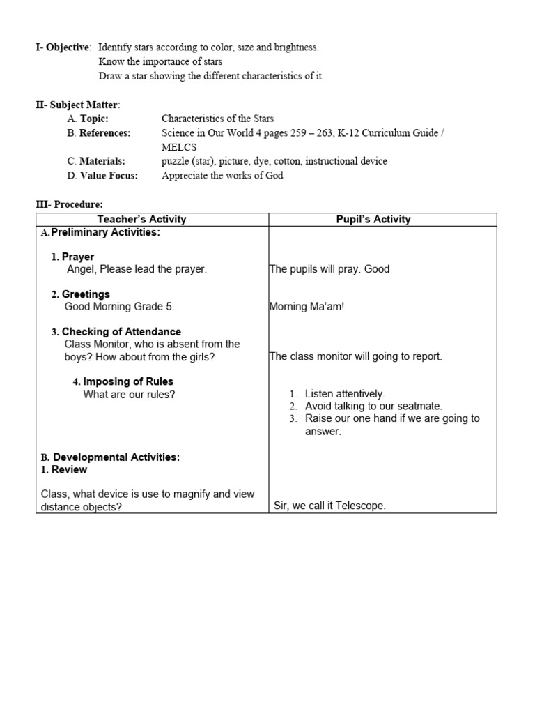 Cid Science DLP | PDF | Stars | Sun