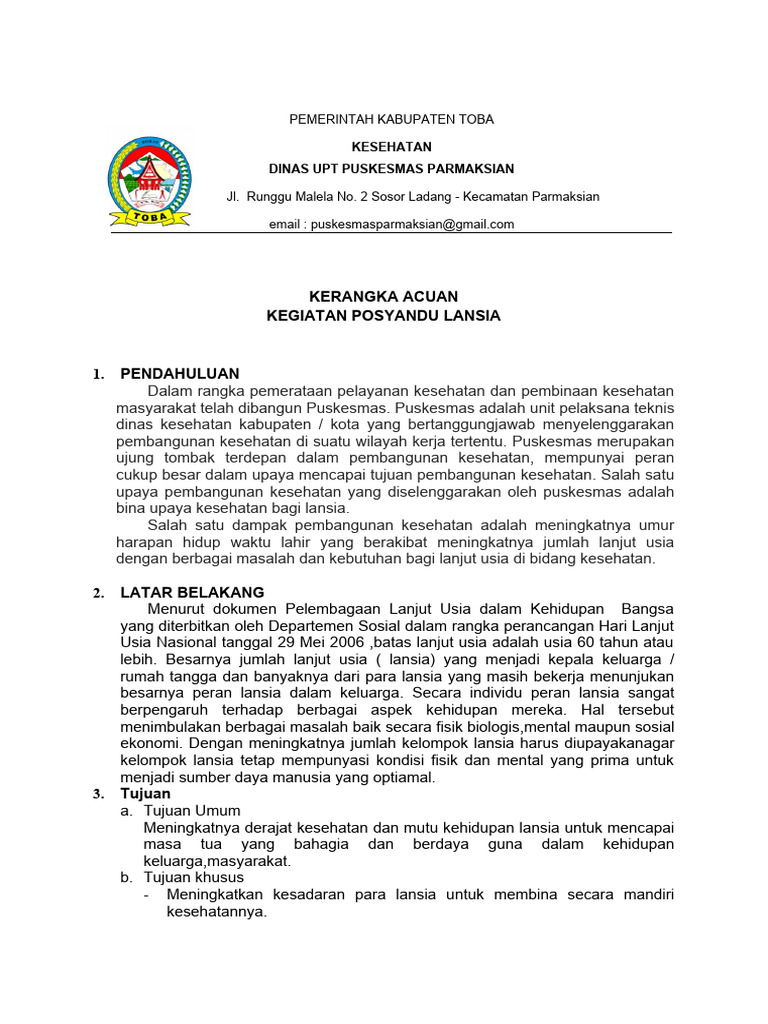Kak Lansia 2023 | PDF