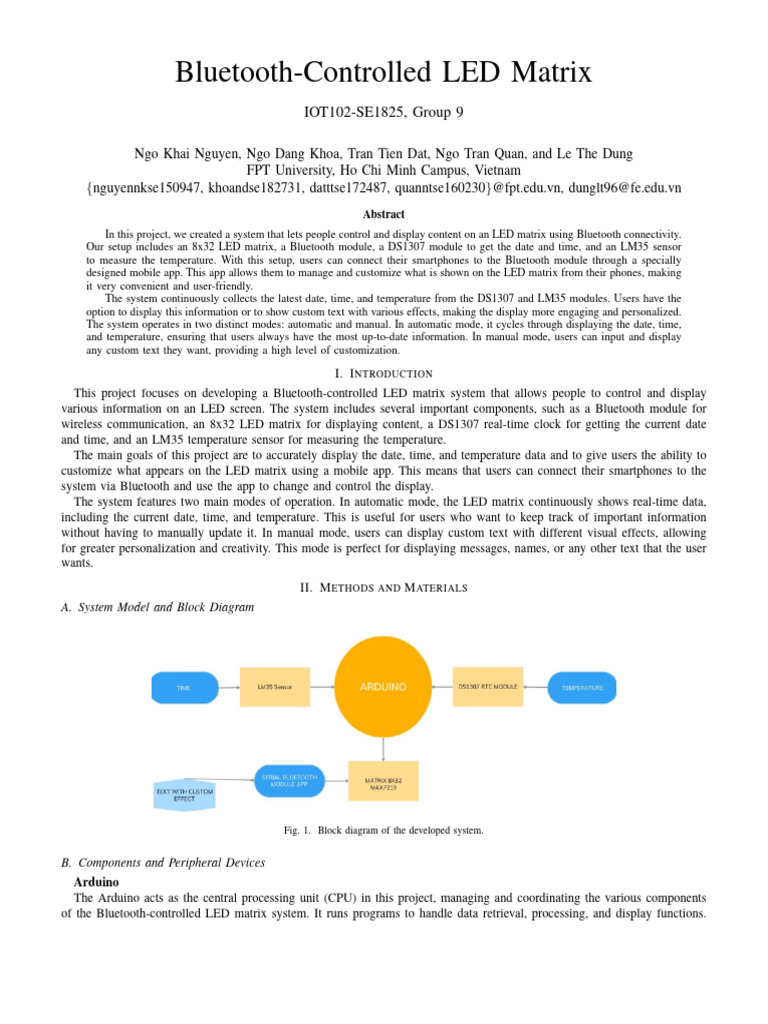 REport Final | PDF | Arduino | Smartphone