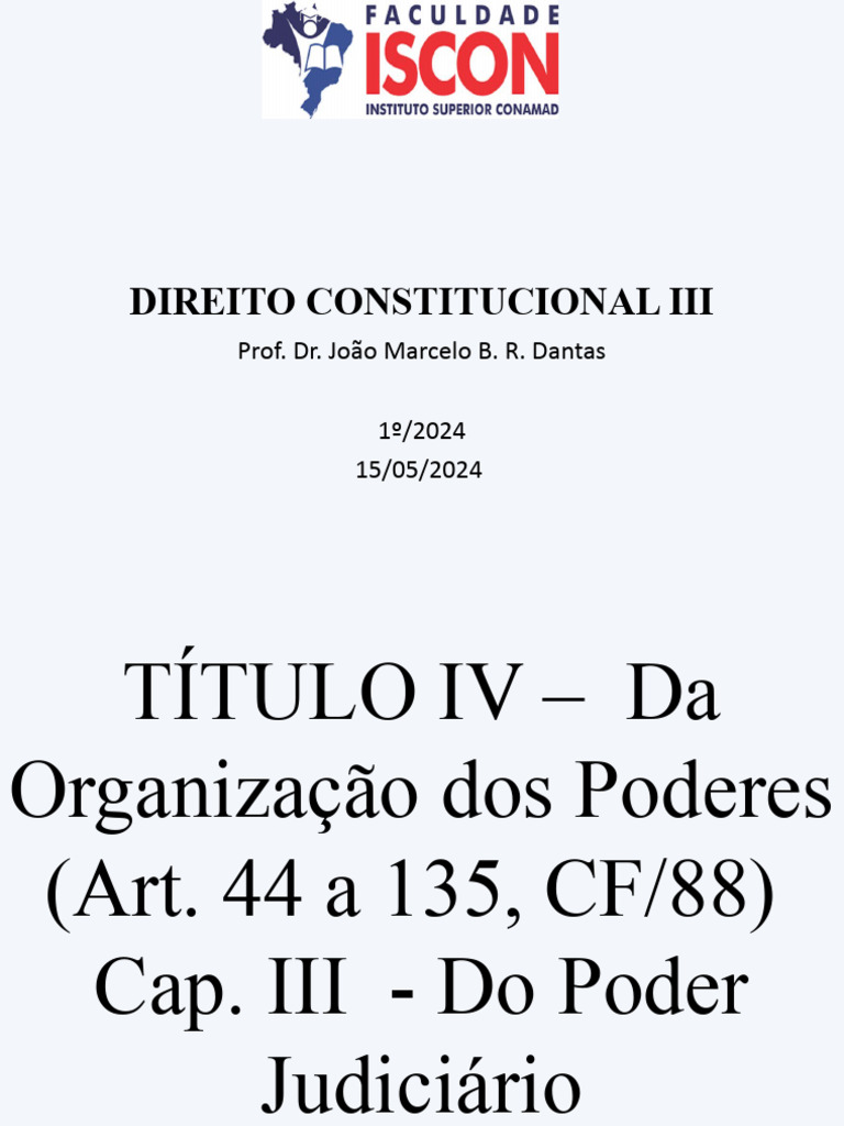 Modulo 10 | PDF | Constituição | Advogado
