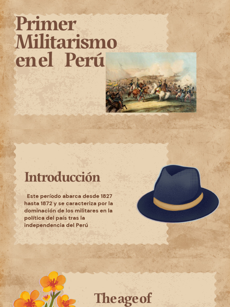 Primer Militarismo en El Perú | PDF