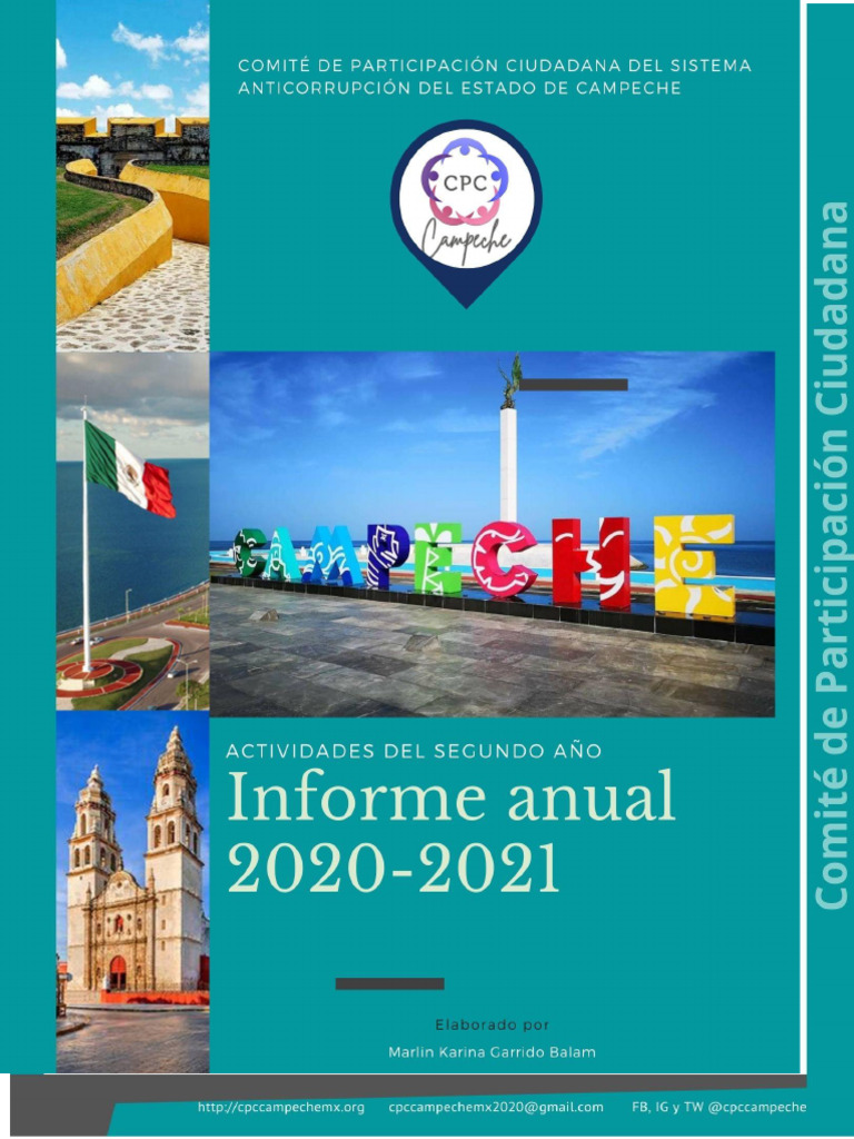 Informe Anual CPC Campeche 2020-2021 | PDF | Corrupción política ...