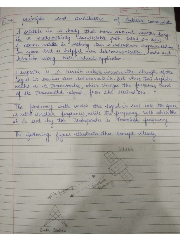 Satellite Comm. Notes | PDF