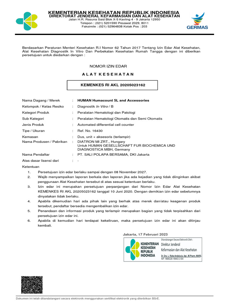 HumaCount 5L Brochure | PDF